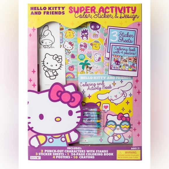 Bendon | Toys | Hello Kitty Friends Super Activity Set Brand New | Poshmark